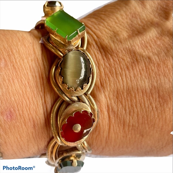 Kafin New York | Jewelry | Vintage Kafin Ny Jeweled Bracelet | Poshmark
